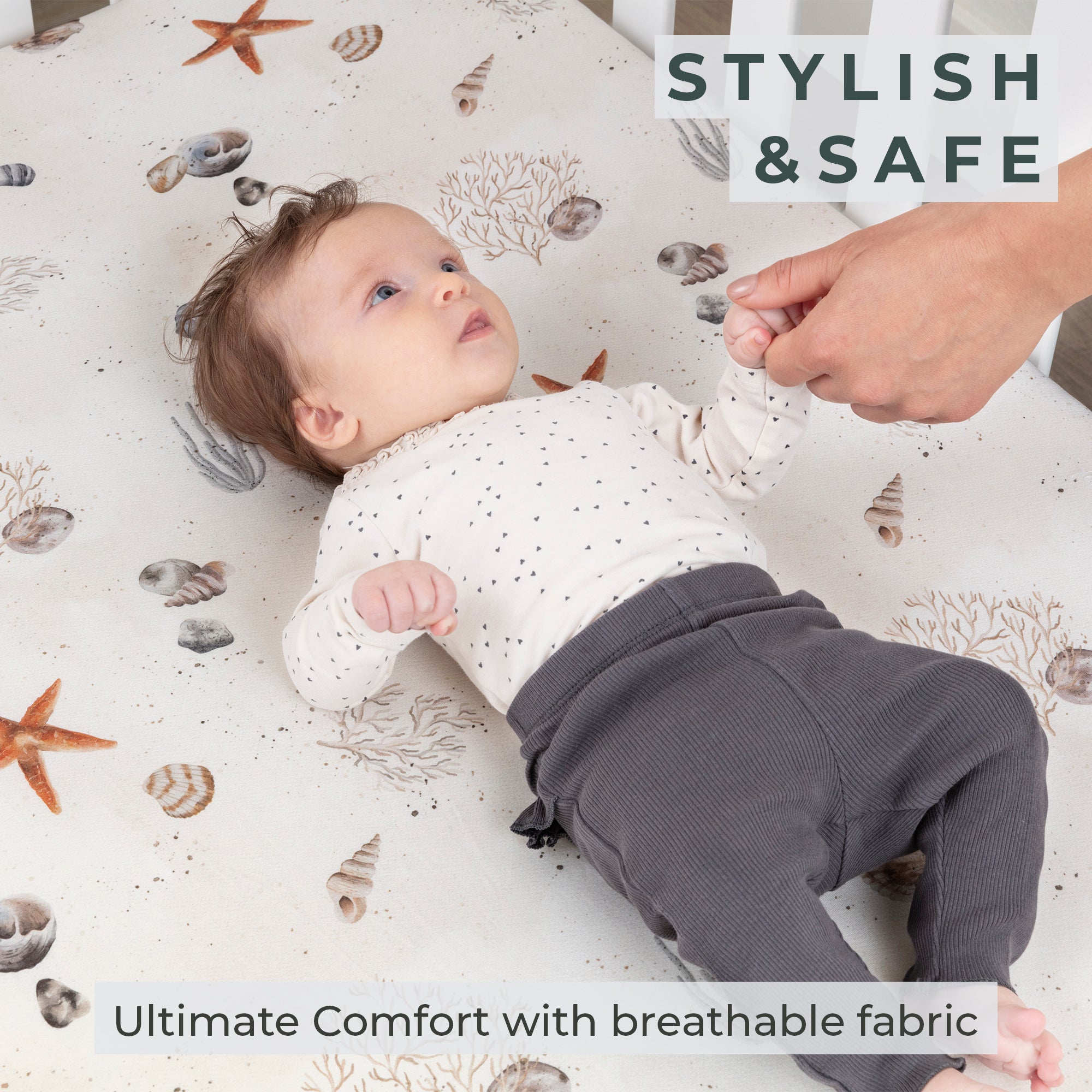 Crib sheets - Seaside – Pobi Baby Canada