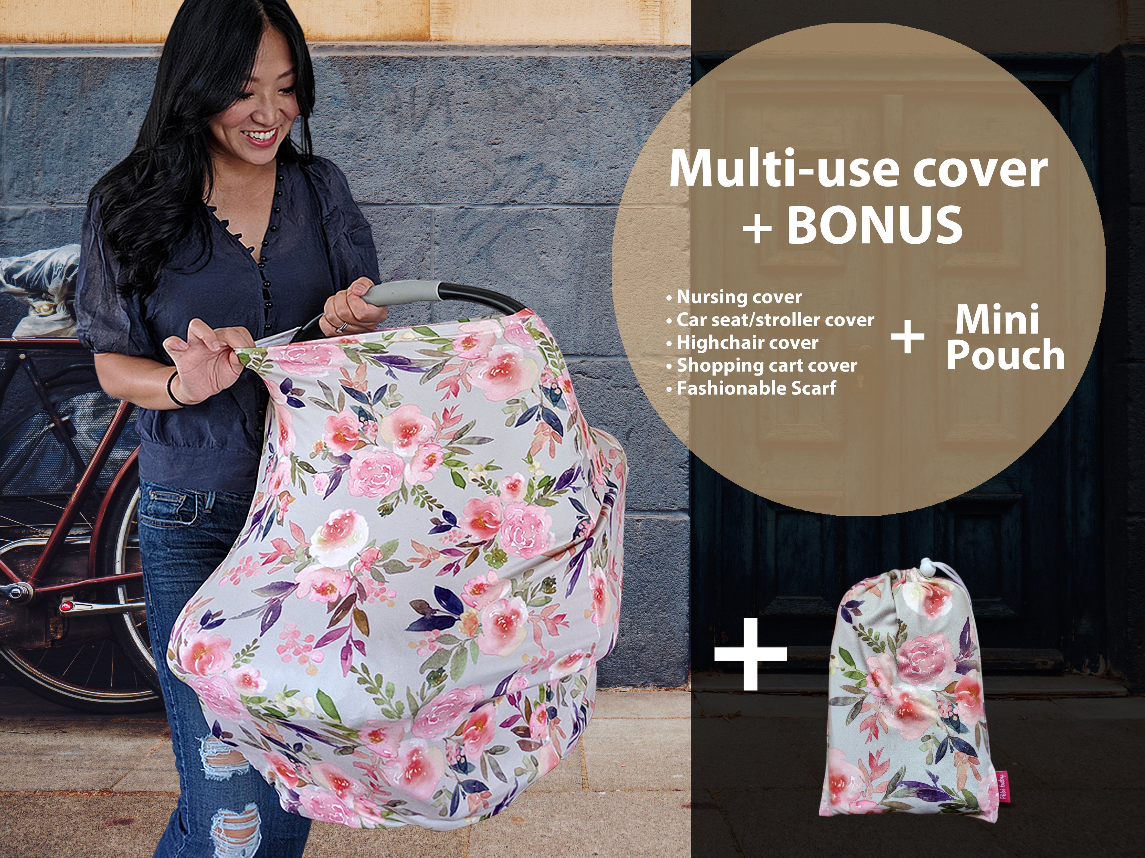 Multi-use cover - Grace – Pobi Baby Canada