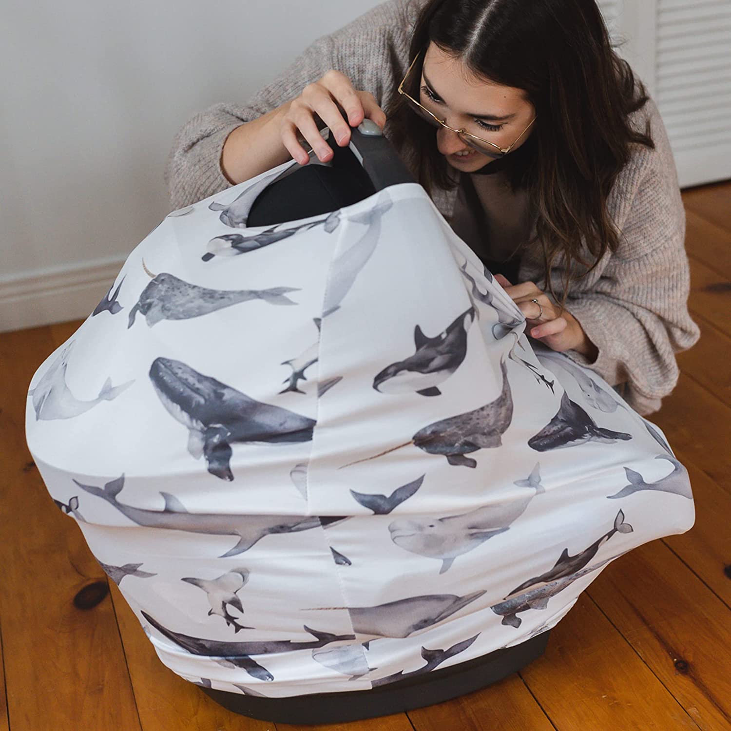 Multi-use cover - Seaside – Pobi Baby Canada