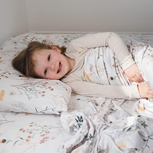 Twin sheets (3 Piece) - Wildflower – Pobi Baby Canada