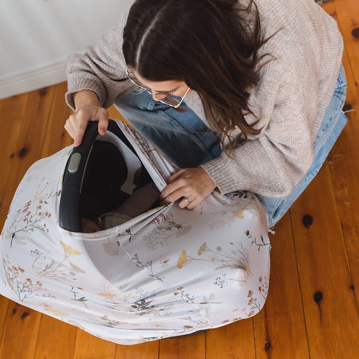 Multi-use cover - Wildflower – Pobi Baby Canada